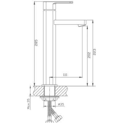 Купить смеситель для раковины Haiba HB02 HB1102 в Минске Гомеле Могилеве Гродно Бресте Витебске